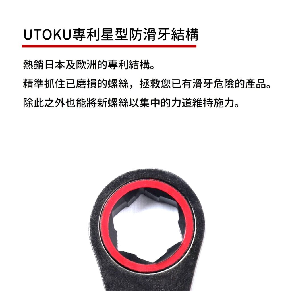 【新品推薦】功能與美感的結合- UTOKU六角棘輪扳手 | 振宇五金